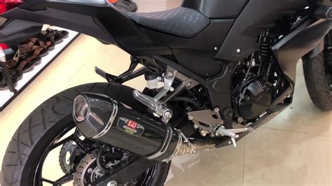 Pô Z300 Kawasaki Z300 Exhaust Yoshimura Youtube