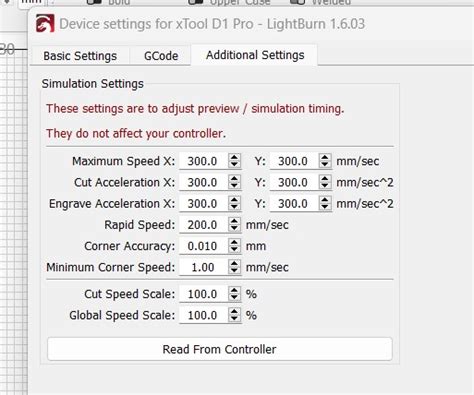 Preview Time Greatly Different Than Actual Lightburn Software