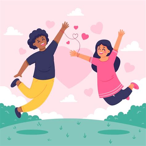 Free Vector Hand Drawn Red Thread Illustration