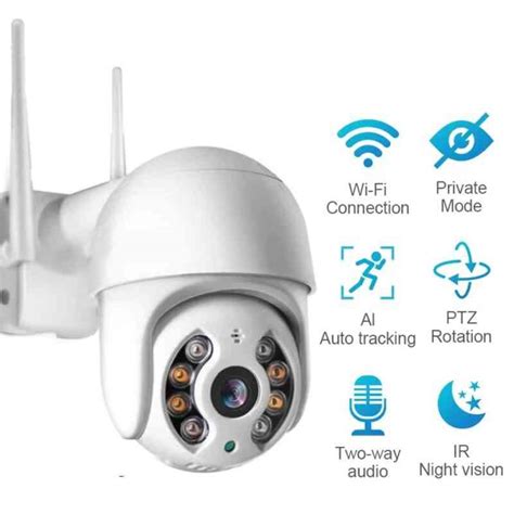 Ptz Ip Wifi Camera Auto Tracking Surveillance Cameras Colorful Night