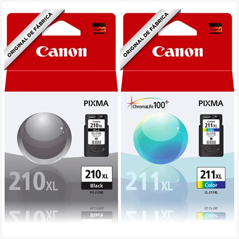 Kit 2 Cartuchos Tinta Canon Pg 210 Xl Preto KaBuM