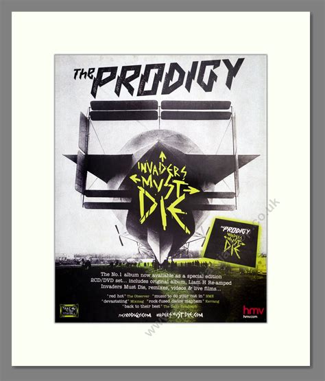 Prodigy The Invaders Must Die Vintage Advert 2009 Ref Ad302097 The Nostalgia Shop