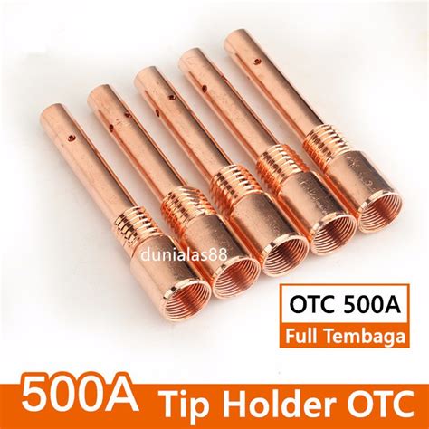 Jual 10PCS Tip Holder Tip Body 500A OTC Panasonic MIG Welding Torch