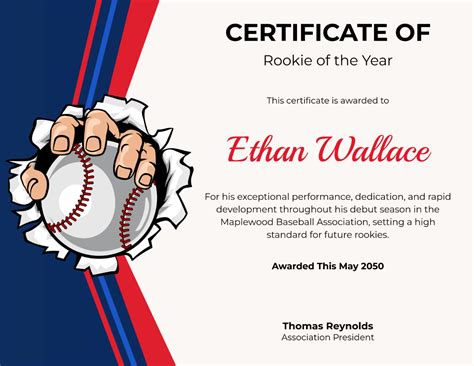 Baseball Certificate Templates 20 Attention Grabbing Free Printable