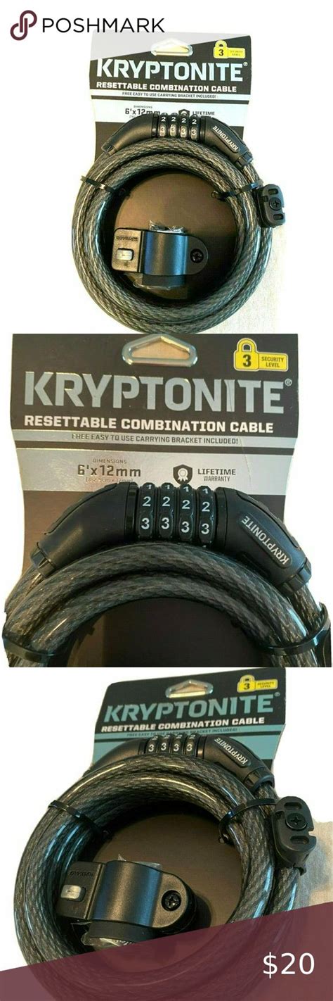 Kryptonite Combination Cable Lock At Caitlyn Buvelot Blog