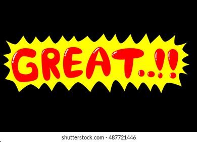 Sign Great Stock Vector Royalty Free Shutterstock