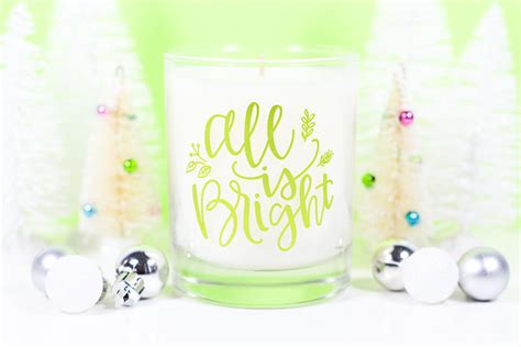 How To Make A Customized Candle Gift With A Cricut Lydi Out Loud