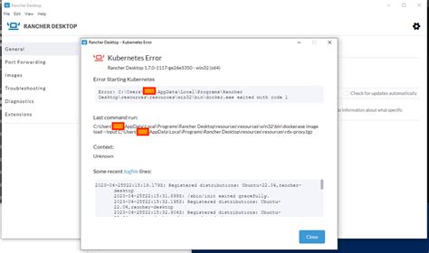 Intermittent Kubernetes Error Upon Start Up · Issue 4551 · Rancher