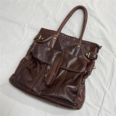 제이클래식 리얼레더 브라운 토트백 숄더백 가방천연소가죽 세컨웨어헬로마켓