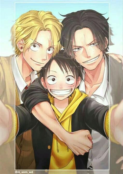 Ace Luffy Sabo Ace One Piece Luffy Fond D Ecran Dessin