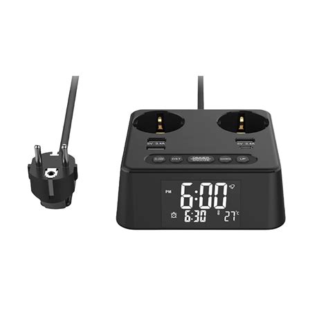 OEM 6 az 1 ben hosszabbító kábel 2500 W 2 konnektor 4 USB csatlakozó