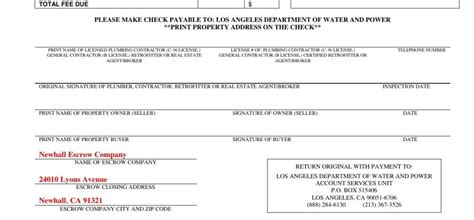 Ladwp Certificate Of Compliance Fill Online Printable