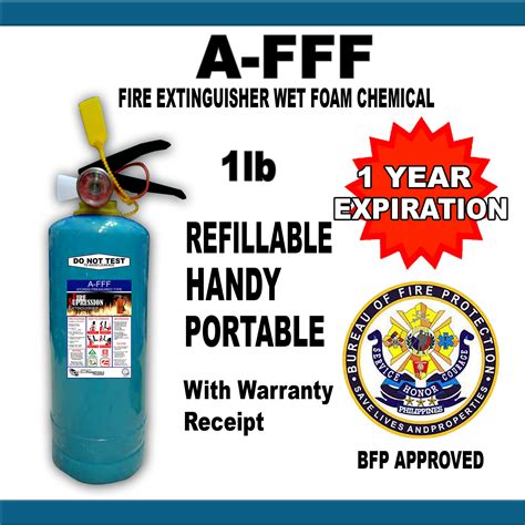 1 Lb 3 Lbs Fire Extinguisher Blue A Fff Wet Chemical Or