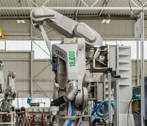 第18 000台杜尔机器人应用于奥迪电动汽车喷涂 技术 EcoBell 油漆
