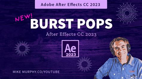 After Effects CC 2023 Burst Pop Effect YouTube