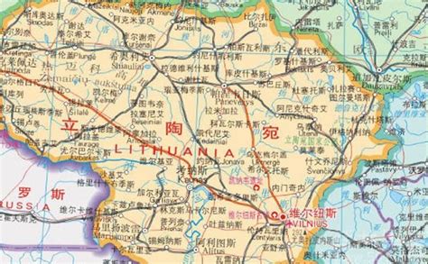 立陶宛地圖中文版 立陶宛地理位置在哪裡 壹讀