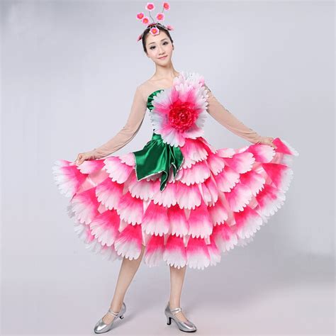 360 Degree Female Opening Dance Dress Flamenco Ski Grandado