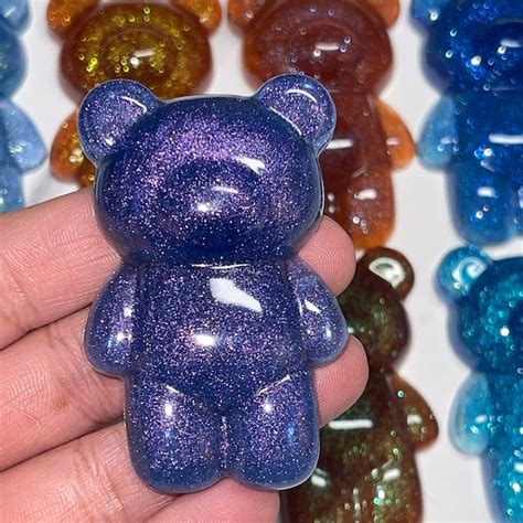 Glitter Teddy Bear Popsocket Etsy