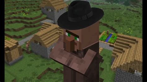 Деревенский житель из Minecraft поёт «billie Jean Full Video Youtube