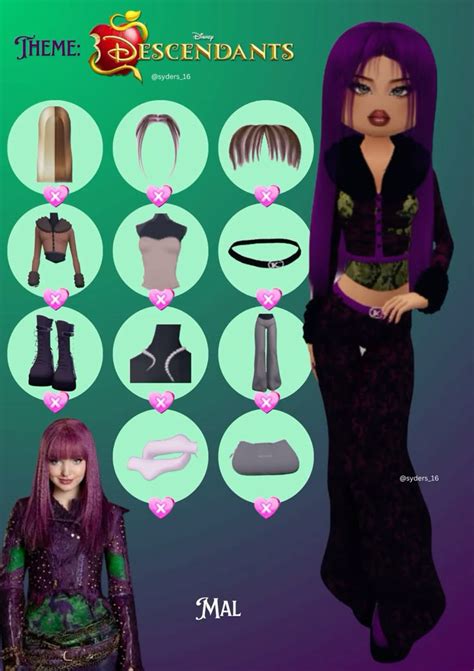 💋 Roblox Dti Theme ‘disney Mal In 2024 Dress To Impress Gaming