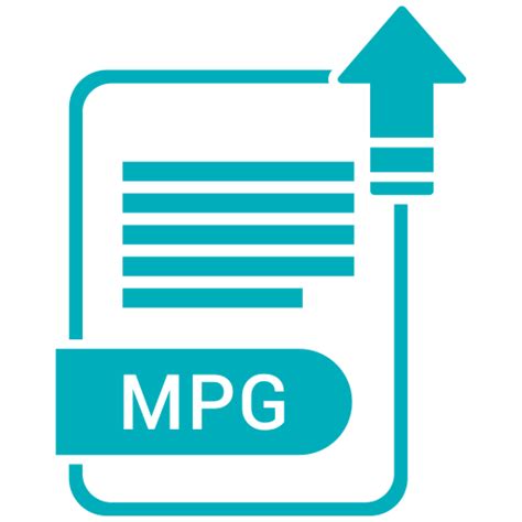 Mpg File Format Extension Folder Document Paper Icon