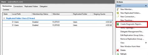 How To Monitoring Dfs Replication In Windows Server 2016 Askme4tech