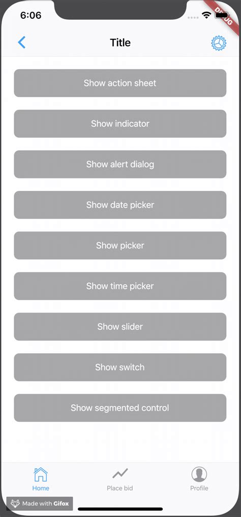 Flutter Ios Cupertinowidget Techrise