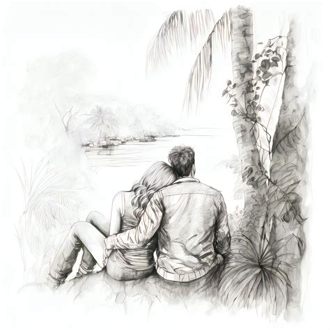 Romantic Pencil Drawing Uk Store