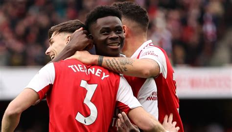 Saka Brace Sends Arsenal 8 Points Clear At Top Of Epl Thecable
