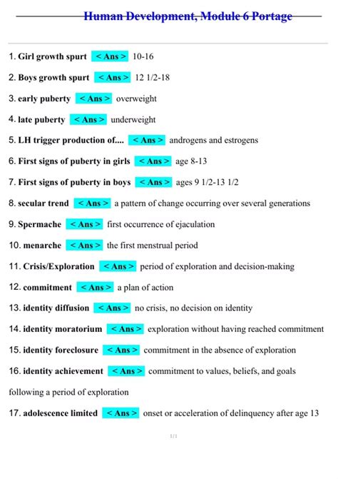 PSYC Developmental Psychology Module Exam Questions With Correct Detailed Answers