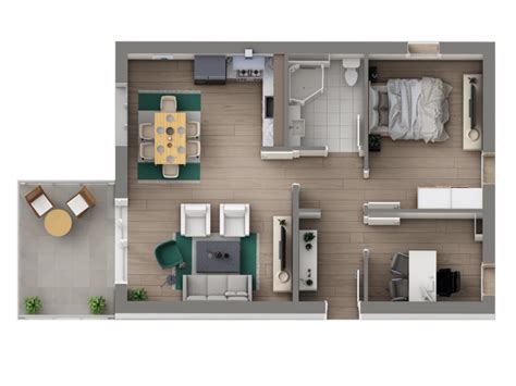 Aesthetic 3d Floor Plan Renderings Upwork