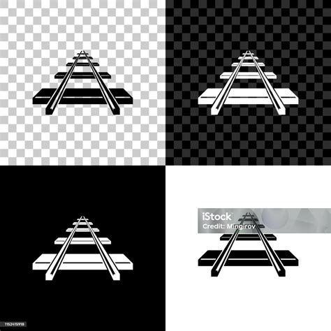 黒白と透明な背景に分離された鉄道のアイコンベクターイラスト アイコンのベクターアート素材や画像を多数ご用意 アイコン