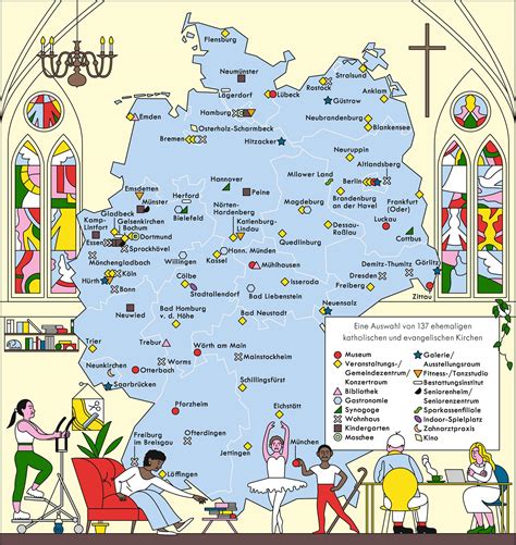 Deutschland Umgenutzte Kirchen ZEITmagazin