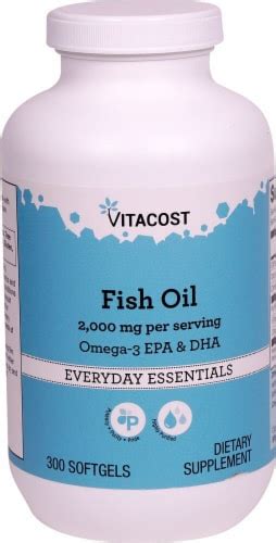 Vitacost Fish Oil Softgels Ct Kroger