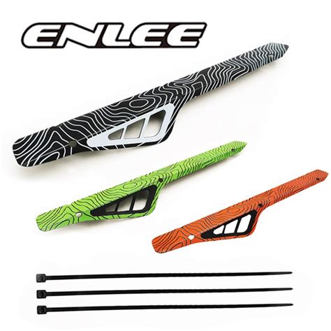 Enlee 자전거 액세서리 자전거 프레임 체인 프로텍터 보호 Mtb 사이클링 프론트 포크 보호 패드 랩 커버 바이크 가드자전거 체인 Aliexpress