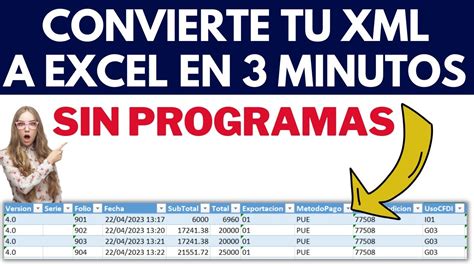 🔥convierte Tu Xml A Excel Masivamente Sin Programas 2025 Youtube