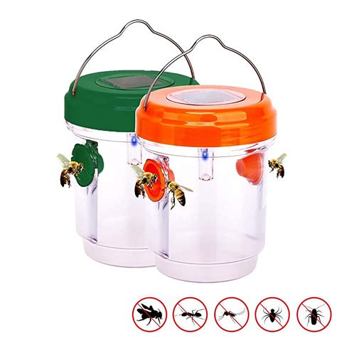 Hanging Catcher Energy Fly Solar Catcher Trap Outdoor Fly Control Wasp Trap Bug Zapper Indoor