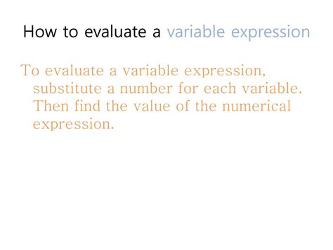PPT Lesson 1 3 Variables And Expressions PowerPoint Presentation Free Download ID 6825731