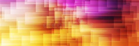 Abstract Layered Overlapping Geometric Gradient Shapes Pattern With