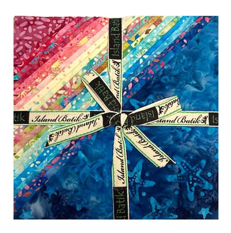 Island Batik Sea Cookies Batik Stack Packlayer Cake 42 10 X 10 Precut Fabric Squares Etsy