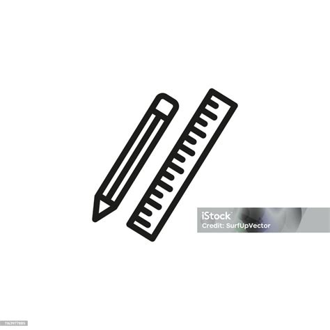 鉛筆和尺規線圖示向量圖形及更多圖示圖片 圖示 剪裁圖 創作性 Istock