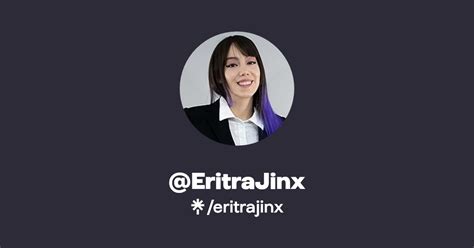 EritraJinx Twitter Instagram Facebook TikTok Twitch Linktree