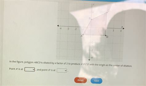 in the figure polygon abcd is dilated with the or gauthmath