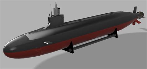 👽 Seawolf Class 144 Scale Rcstatic Model Submarine・Бесплатный 3d для