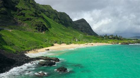Aerial Shoot Hawaii Island Oahu Makapuu Point Pacific Ocean