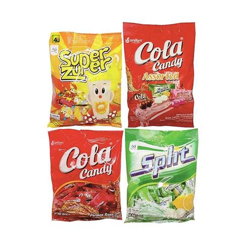 Promo Unifam Assorted Candy Cola Split Zuper Diskon 30 Di Seller Cemilan4u Babakan Ciamis
