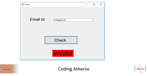 35 Validation Using Regex In Vbnet ~ Coding Atharva