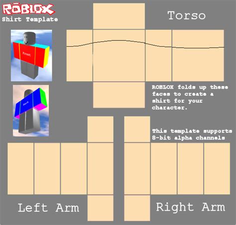 Roblox Skin Template