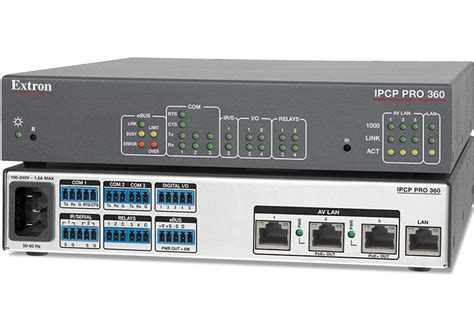 Extron Introduces Industrys First Control Processor With Av Lan Ports