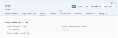 Cost Budget And Availability Control On Sap Ecc A Sap Community